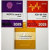 AMA CPT Book, ICD-10 Code Book, HCPCS Book - 2025 Physician Bundle by ...