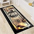 Amazon.com: DVKKHD Money Runner Rugs for Hallways Burning 100 Dollar ...