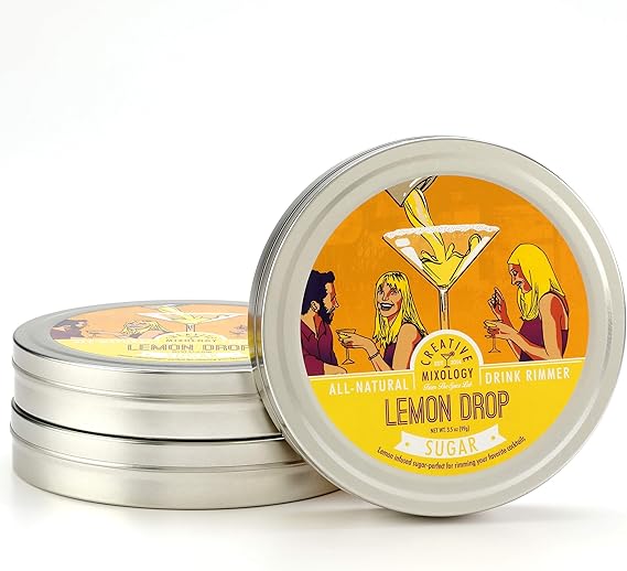 Amazon.com | The Spice Lab Zesty Lemon Drop Sugar Glass Cocktail Rimmer ...