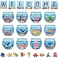 Amazon.com : Outus 28 Pcs Undersea Animals Welcome Bulletin Board ...