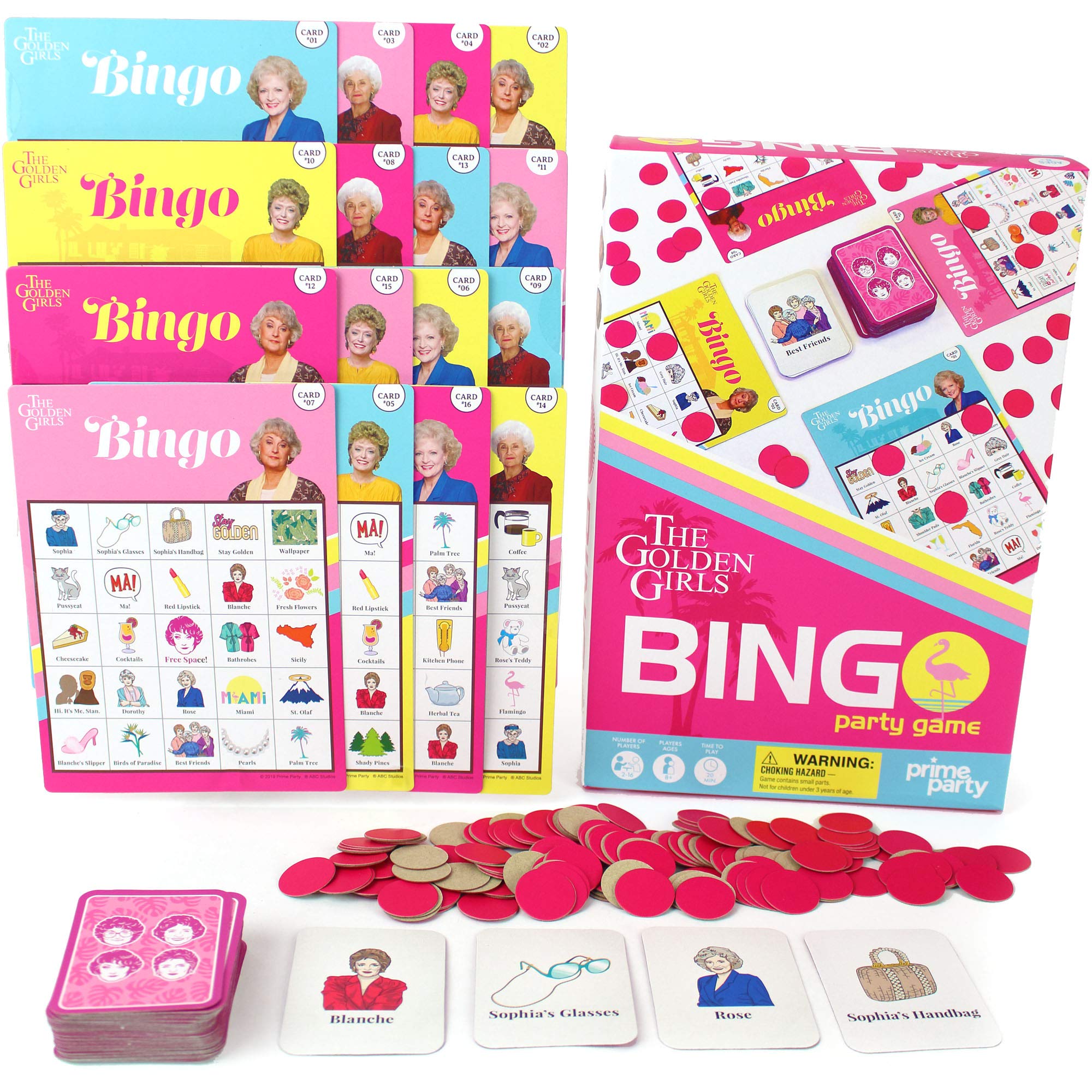 Buy Golden Girls Bingo Game Bingo Games For Adults And Kids For Up To 