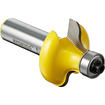 Yonico 12161 Drawer and Cabinet Door Front Edging Thumbnail Router Bit ...