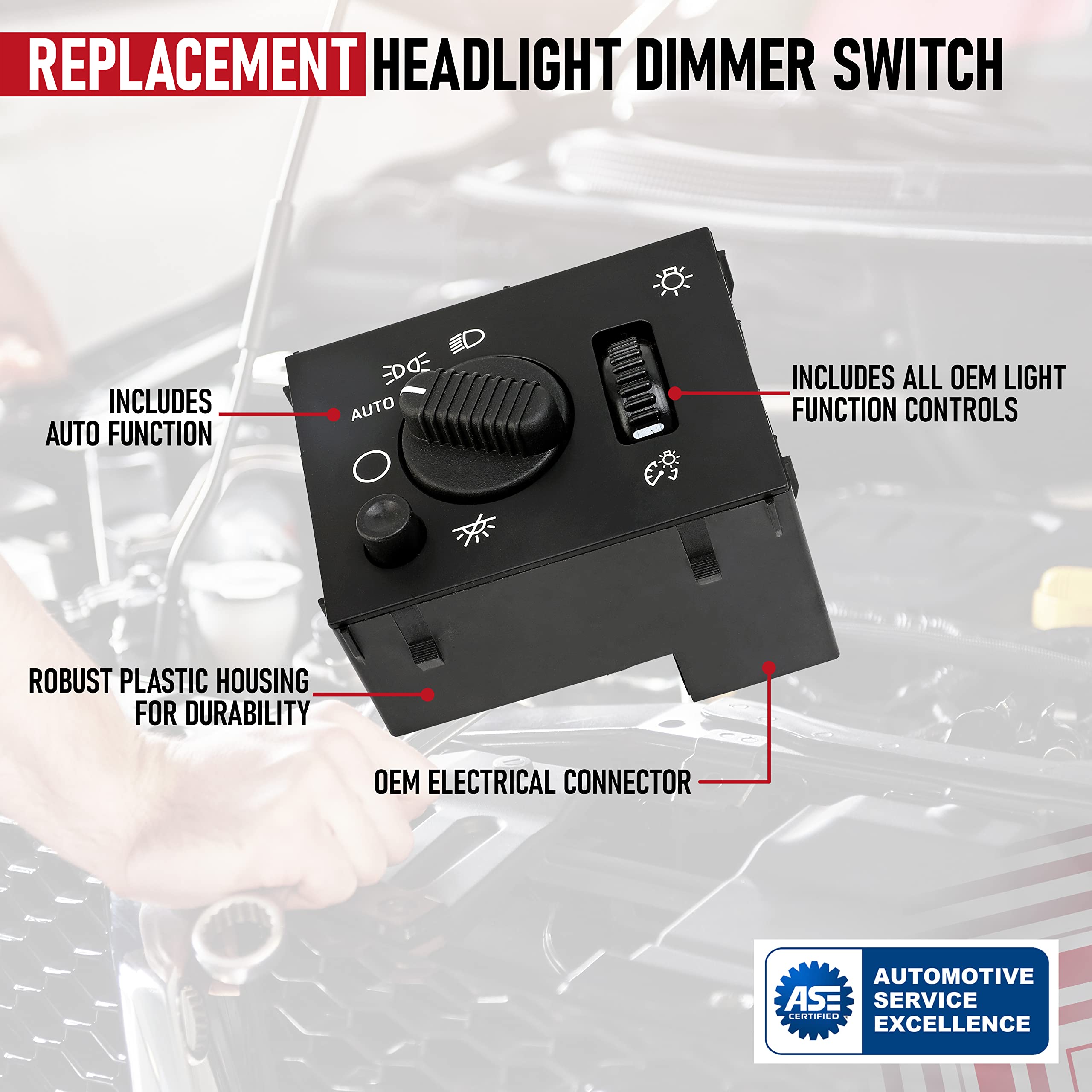 Mua Headlight Instrument Panel Dimmer Dome Lamp Switch - Replaces ...
