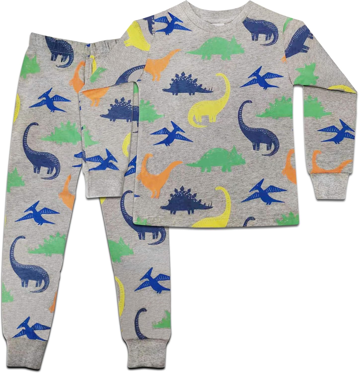 Kids Pyjamas Set Girls Spring Pjs Long Sleeve Cotton Sleepwear Tops ...