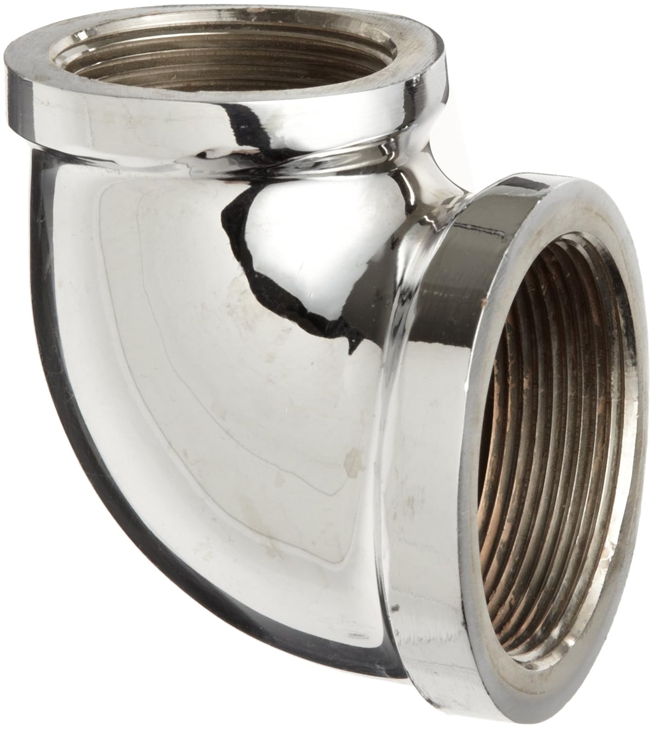 Chrome Plated Brass Pipe Fitting 1/2 NPT Female 45 Degree Elbow ...