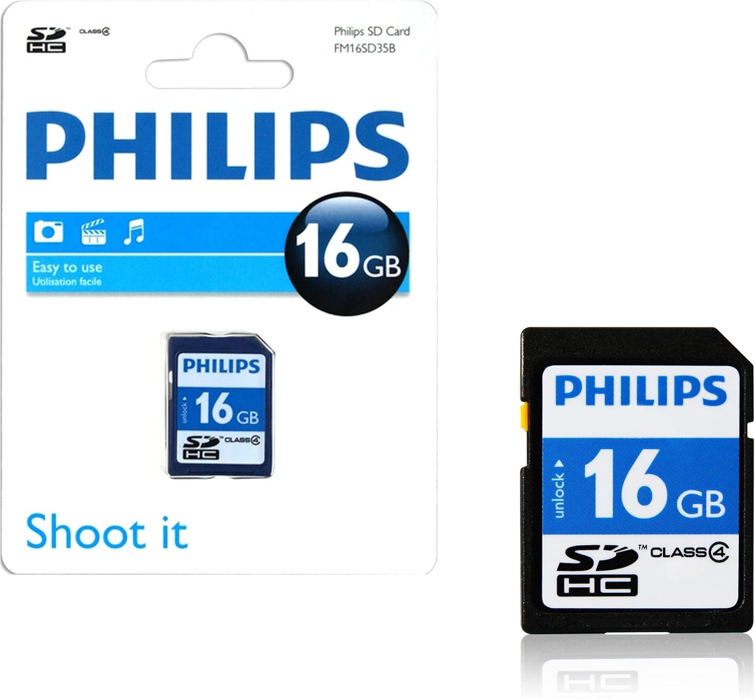 Philips 16 GB SDHC Class 4 Memory Card – BigaMart