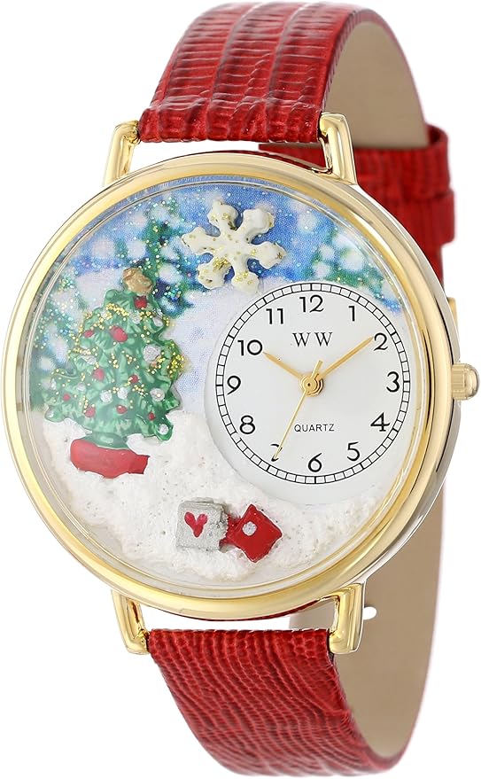 Amazon.com: Whimsical Watches Women's G1220002 Christmas Tree Red ...