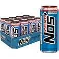 NOS ENERGY, Zero Sugar, 473 mL Cans (12 Pack) – Zero Sugar Energy Drink ...