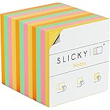 Amazon.com : SlickyNotes Glue Free Static Cling Sticky Notes - Reusable ...