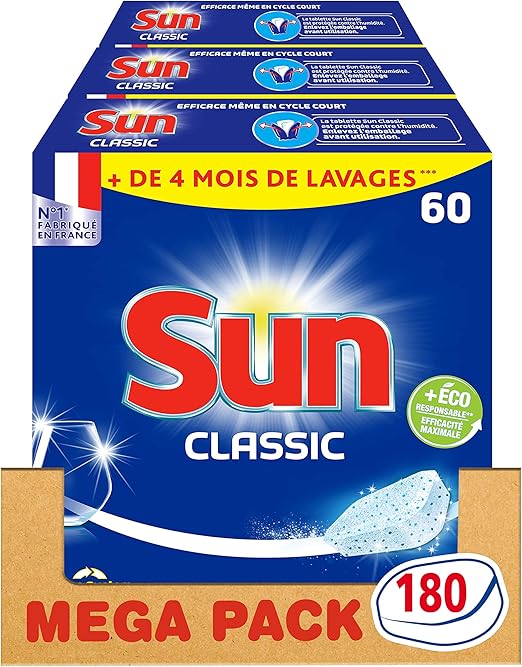 Sun Classic Standard Tablets x 60 Pack of 3: Amazon.co.uk: Health ...