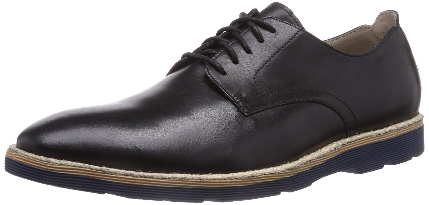 Buy Clarks Men's Black Leather Formal Shoes - 10 UK at Amazon.in