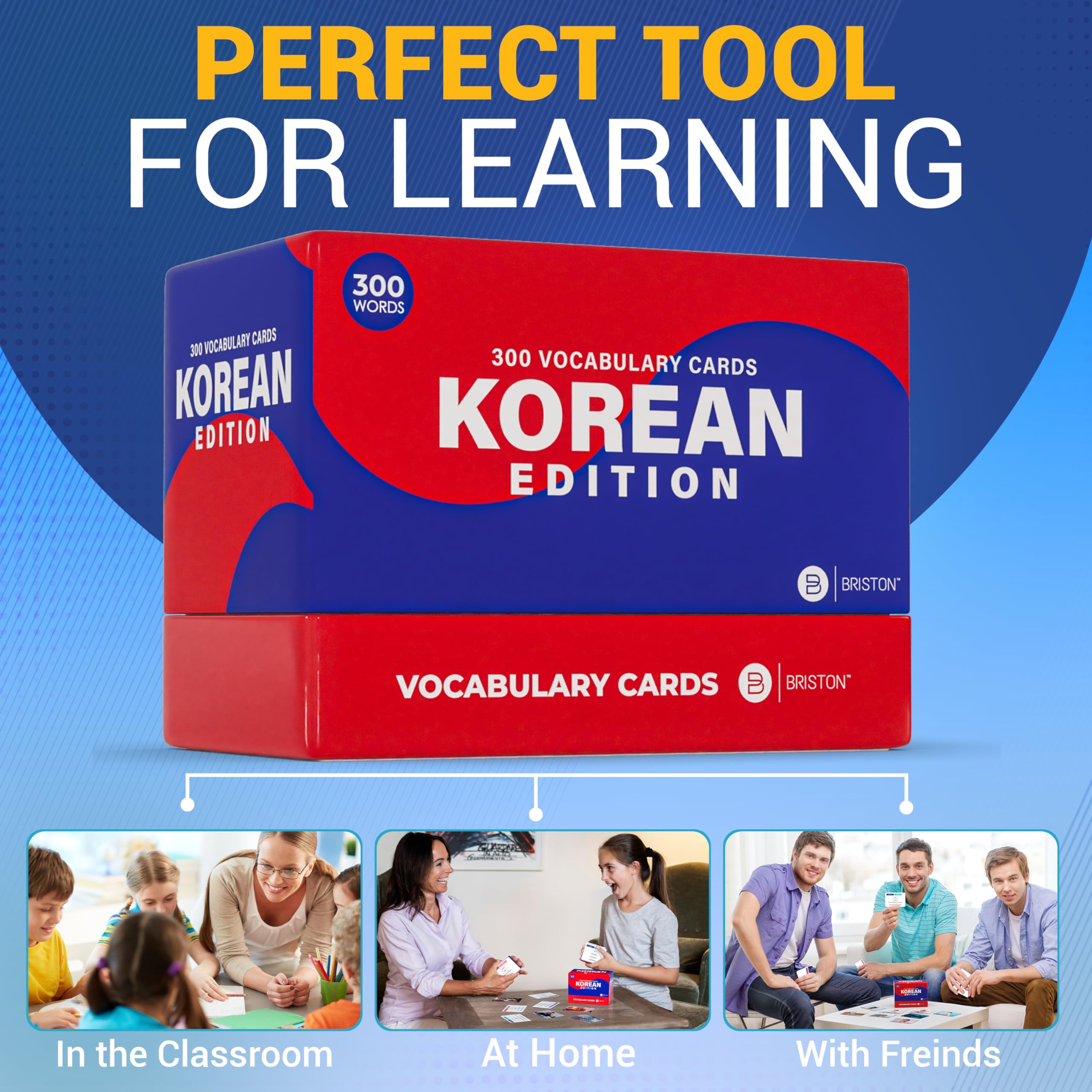 Mua Briston Korean 300 Vocabulary Hangul Flash Cards – Educational ...