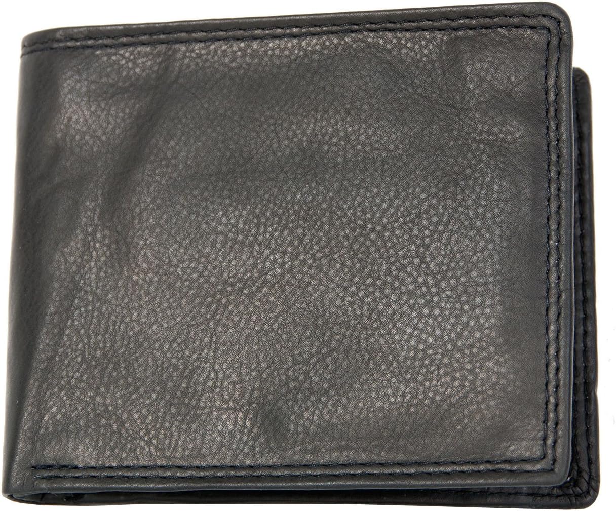 Men’s Pocket Sized Small Black Genuine Leather Wallet Without Any Logos ...