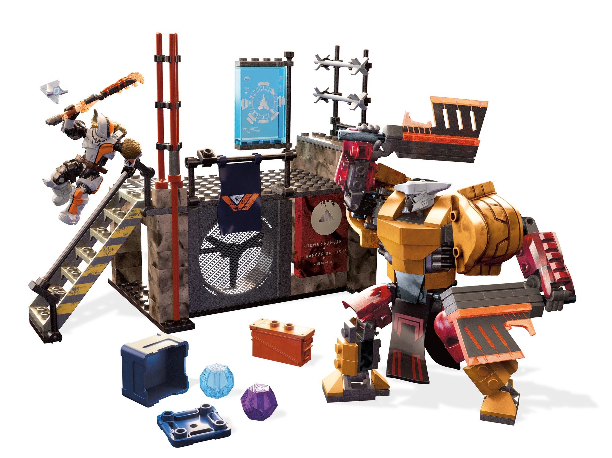 Mega Bloks Construx Figures Destiny Cabal Bruiser Battle Building Set ...