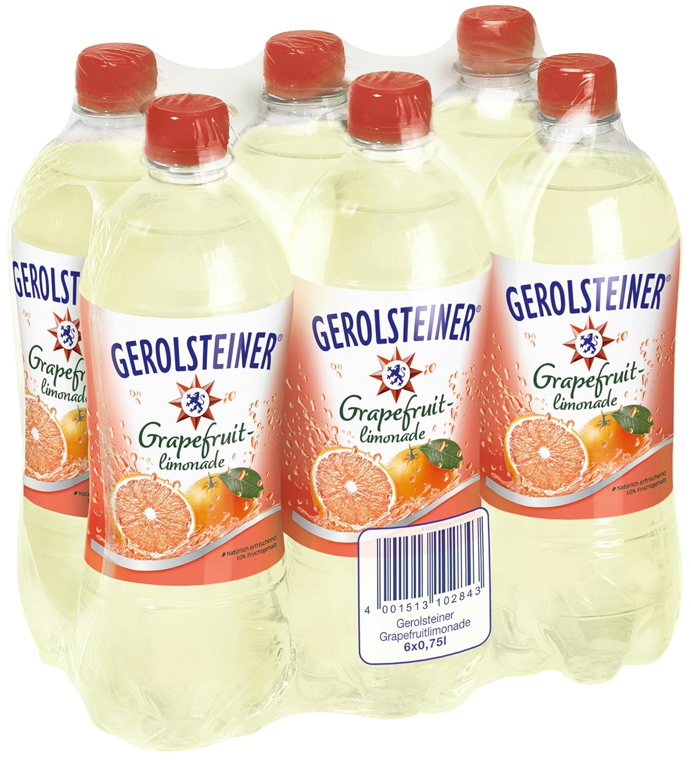 Gerolsteiner Grapefruit-Limonade / Angenehm prickelndes, natürliches ...