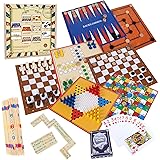 Amazon.com: Gamie 10 in 1 Board Game Set, Travel-Friendly Family Board ...