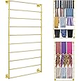 Amazon.com: kunghei 10-Layer Wall Mounted Display Rack, Tie & Scarf ...