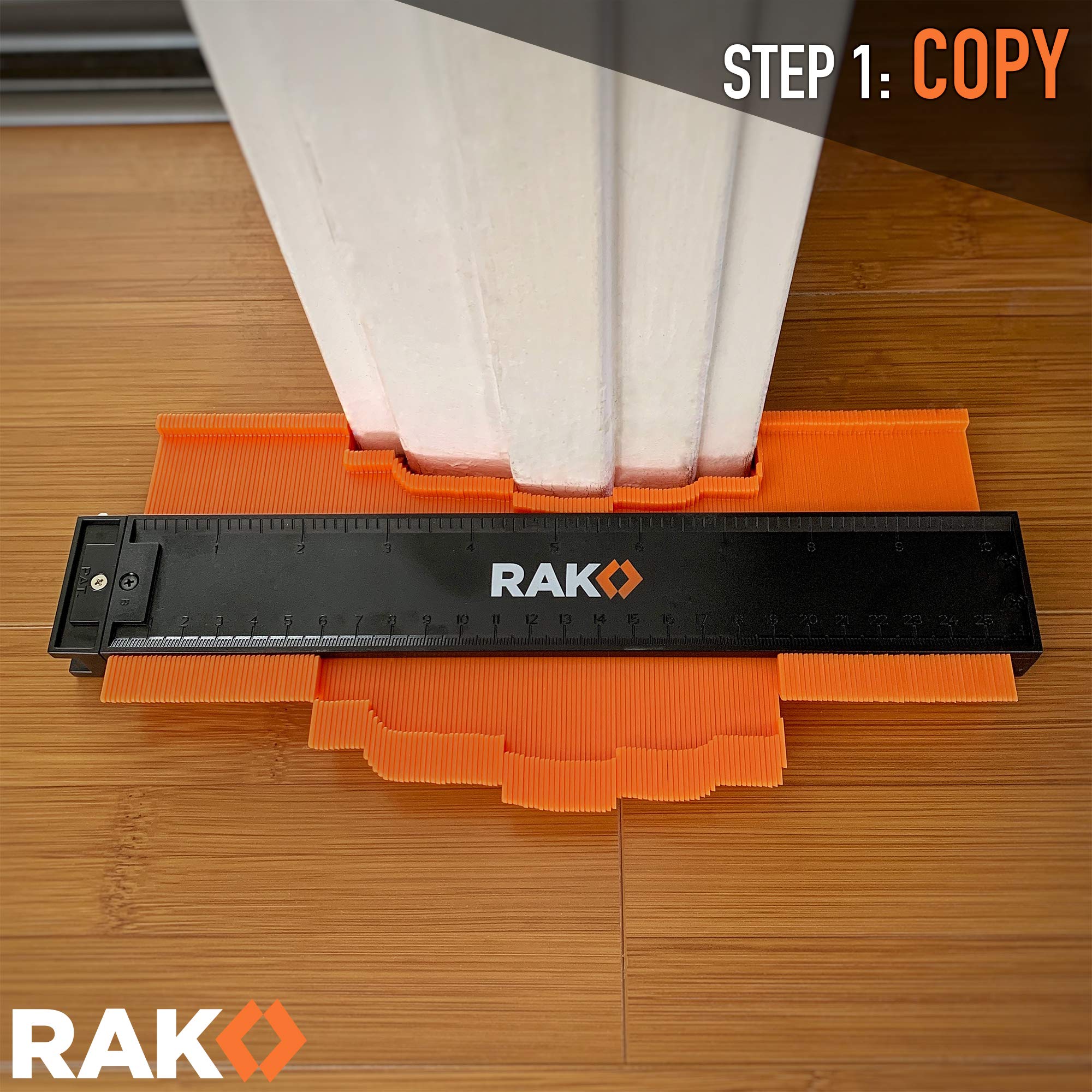 RAK Contour Gauge Shape Duplicator (10 Inch Lock) Template Tool with ...