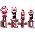 Amazon.com: Ohio State University Decals (O-H-I-O (6 in), 6 in ...