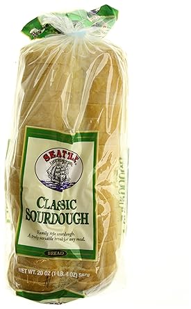 Seattle International Sliced Sourdough Bread, 20 oz: Amazon.com ...
