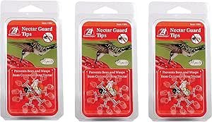 Amazon.com : Aspects 3 Pack of Nectar Guard Tips, 12 Tips Per Pack, for Hummingbird Feeders ...