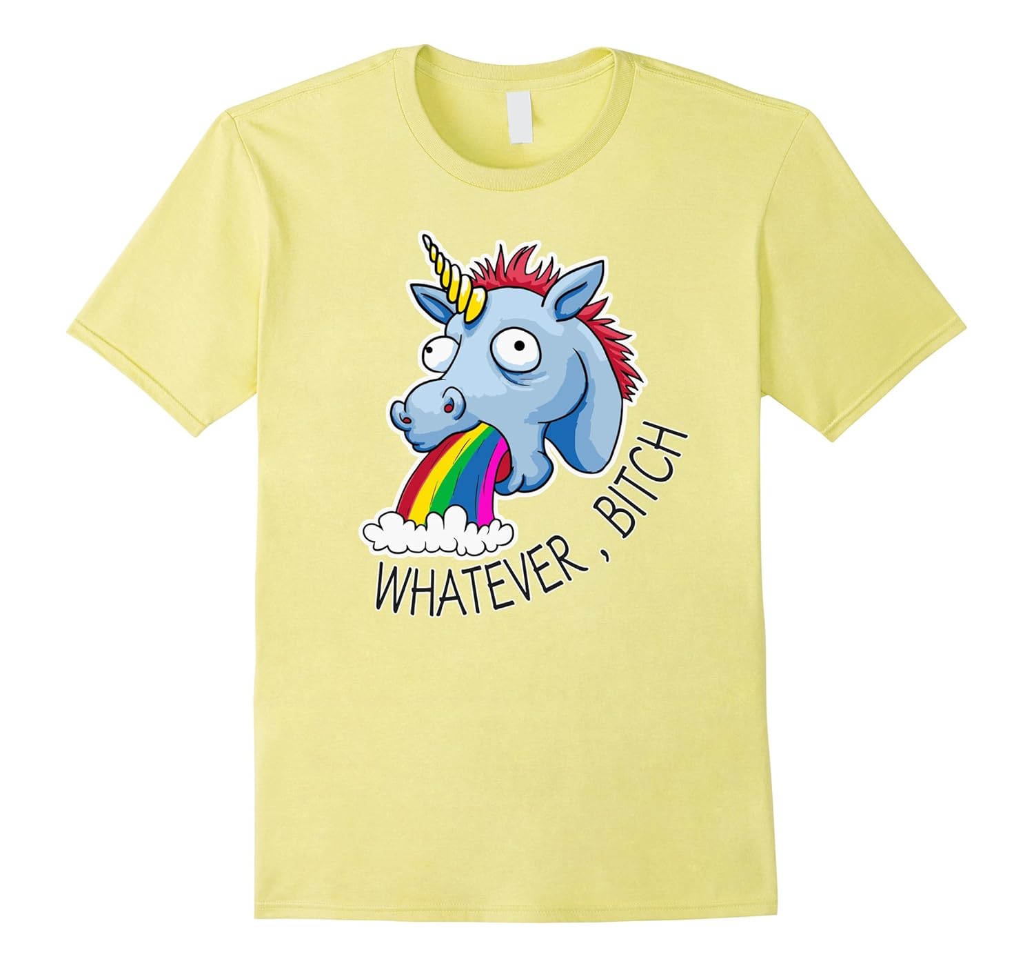 Whatever Unicorn Vomit Rainbow T-shirt-CD – Canditee