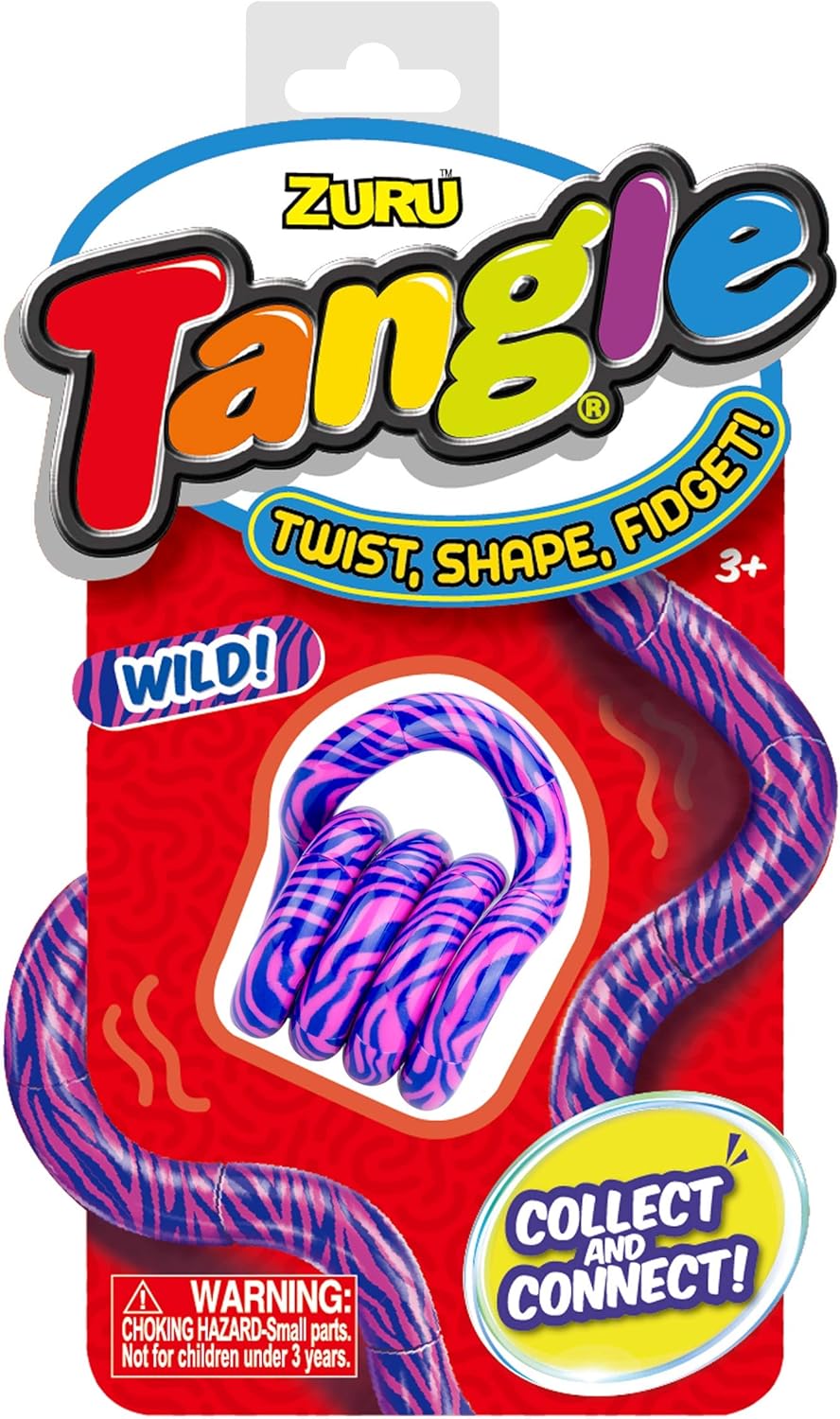 Zuru Tangle Twister Fidget Toy Wild Series – Zebra Purple – BigaMart