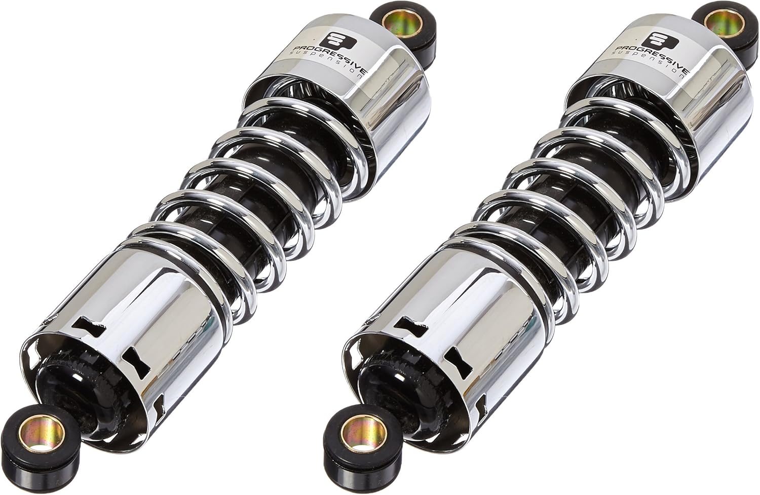 Amazon.com: Progressive Suspension 412-4022C Chrome 11" Heavy Duty ...