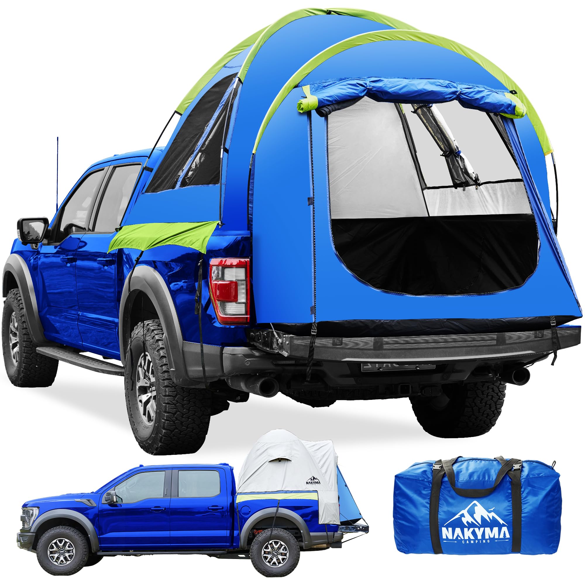 Truck Bed Tent, Pickup Truck Tent for 5.5-5.8 FT Truck Bed, Waterproof ...