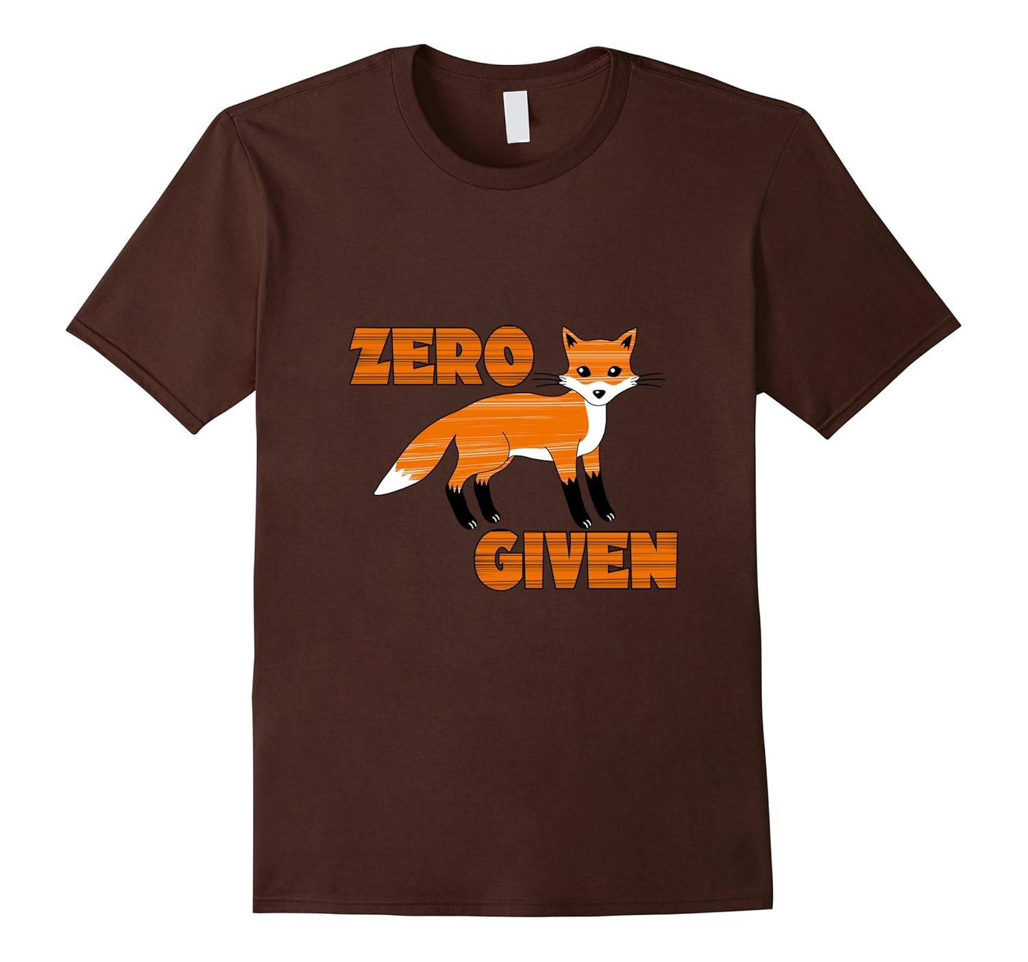 Zero Fox Given Tee Shirt Funny No Bull Crap Tolerance Cute-CL – Colamaga