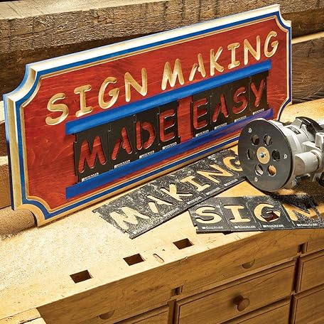 Mua Rockler Router Letter Template Set (4” H) – Comic Sans Font Letter ...