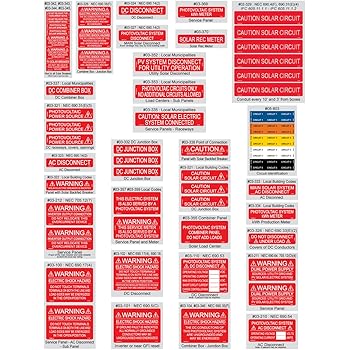 Amazon.com : Pack of 8 Solar Panel Stickers : Garden & Outdoor