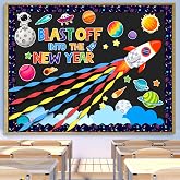 Amazon.com: Whaline 79Pcs Outer Space Bulletin Board Decor Reach for ...