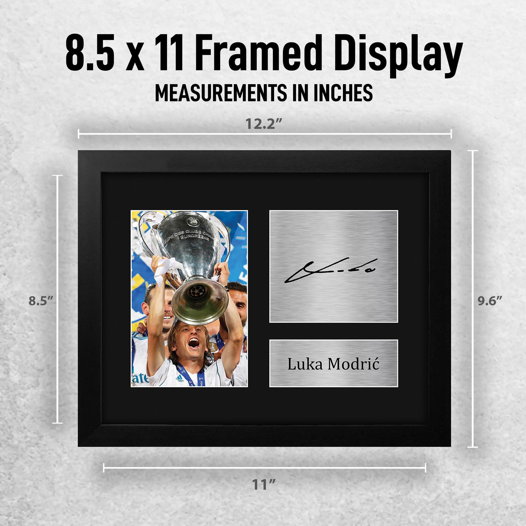 Mua HWC Trading Luka Modric Framed Gift Signed Printed Autograph Real ...