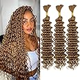 Amazon.com : 24 Inch Deep Wave Braiding Hair 290g(1Pack-3Bundles) Water ...