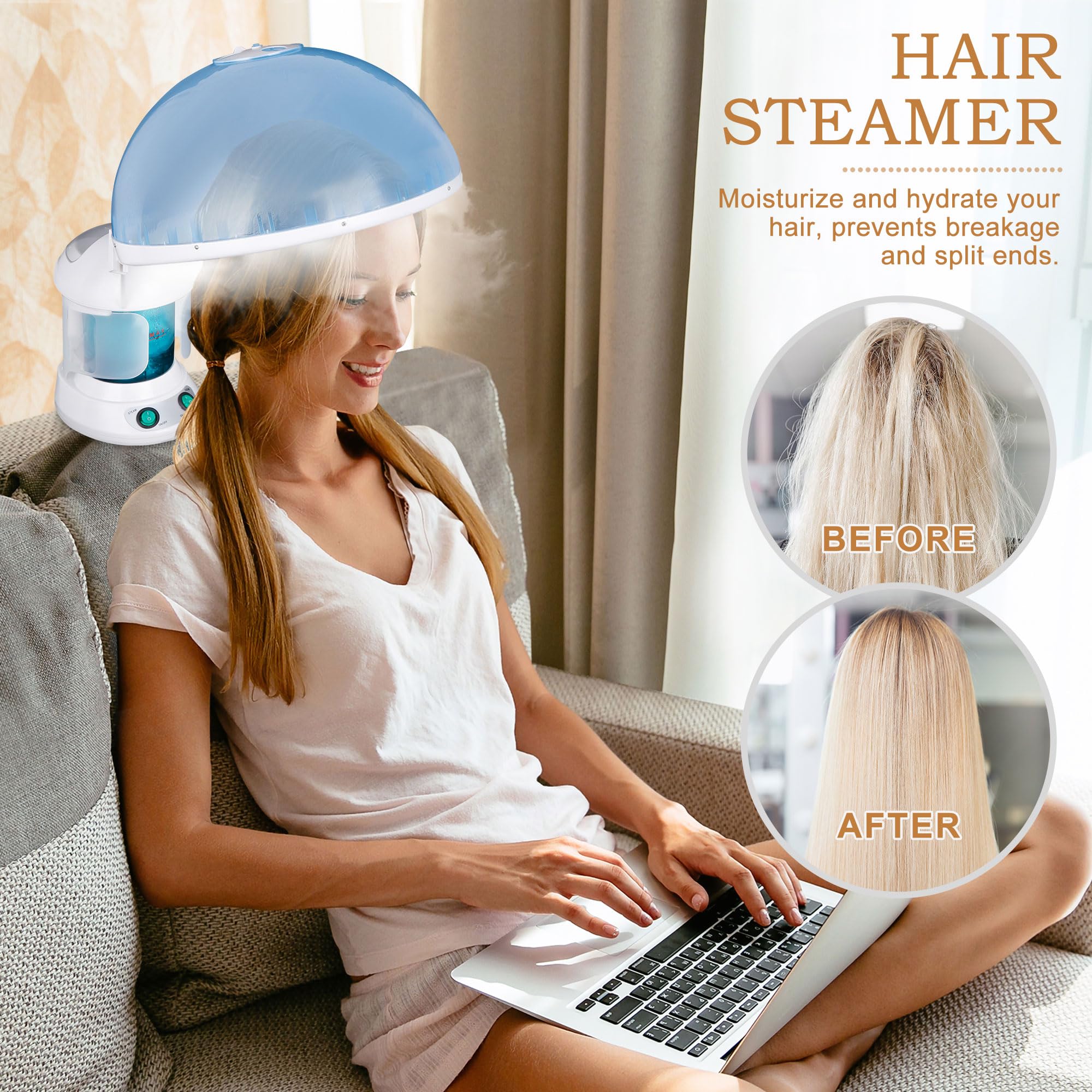 Mua SUPER DEAL Hair Steamer PRO 3 in 1 Multifunction Ozone Facial ...