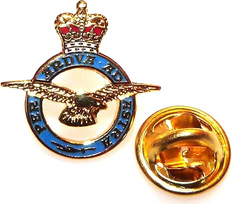 RAF Royal Air Force Lapel Pin Badge (Metal/Enamel): Amazon.co.uk: Clothing