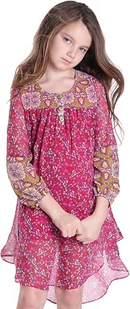 Amazon.com: Truly Me Tween Girls 7-16 Fuchsia-Pink/Multi Floral Print ...