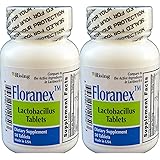 Amazon.com: Floranex Lactobacillus Tablets, 50 Count Per Bottle (2 Pack ...
