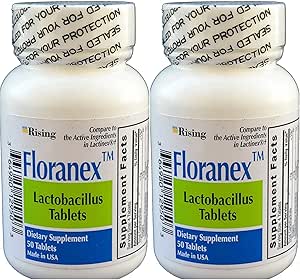 Amazon.com: Floranex Probiotic for Colon Health Generic for Lactinex 50 ...