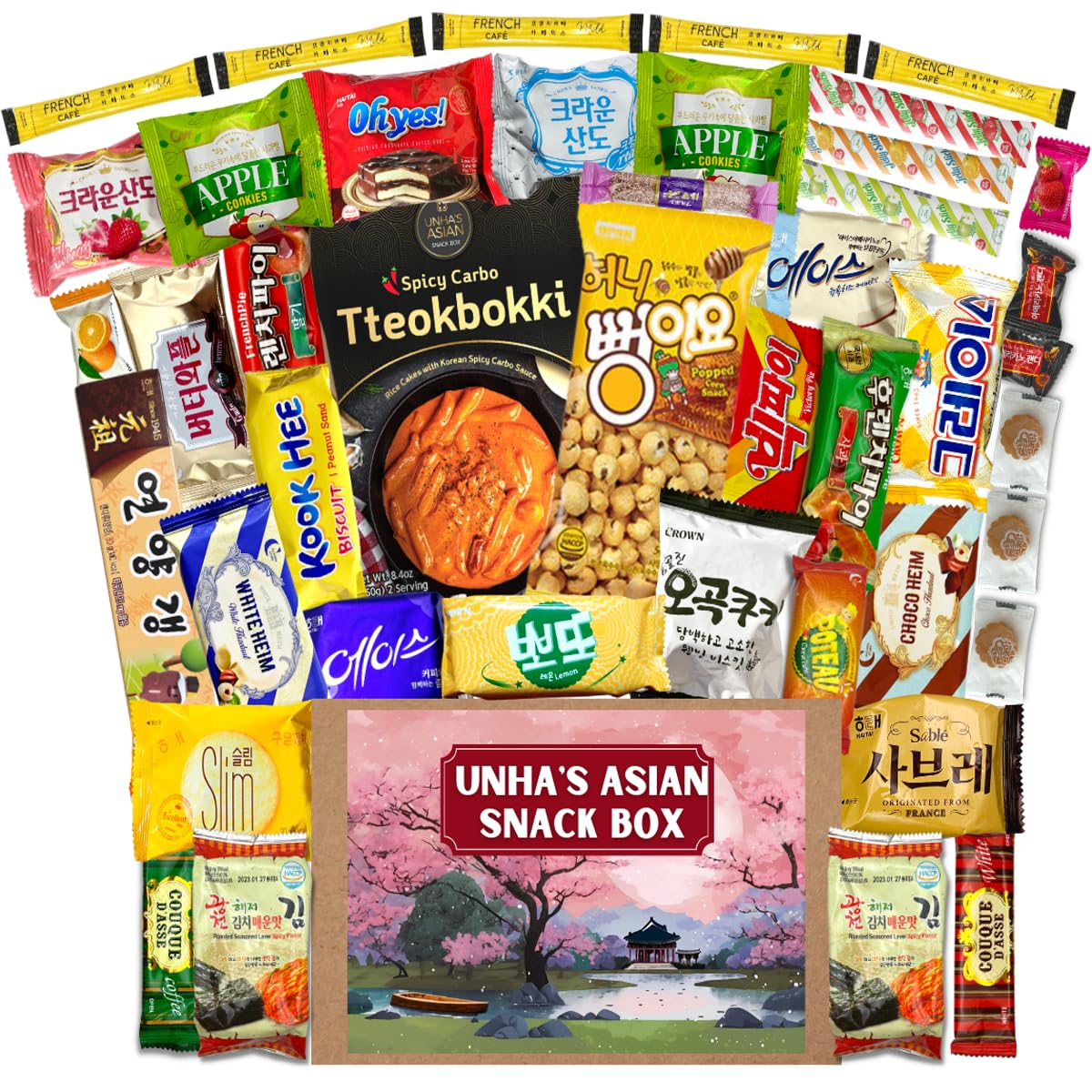 Mua Korean Snack Box Variety Pack - 46 Count Snacks Individual Wrapped ...