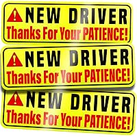New Driver Warning Signs Student Driver Magnet For Car - Reflective ...