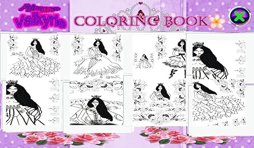 Princess Valkyrie Coloring Book Volume 3:Amazon.com:Appstore for Android
