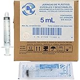 DL Caja De 100 Jeringas 5 mL Con Aguja 22 G X 32 mm : Amazon.com.mx: Hogar y Cocina