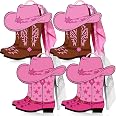 Amazon.com: Mooliwe 16 Pcs Western Cowboy Cowgirl Boots Gift Paper Bags ...