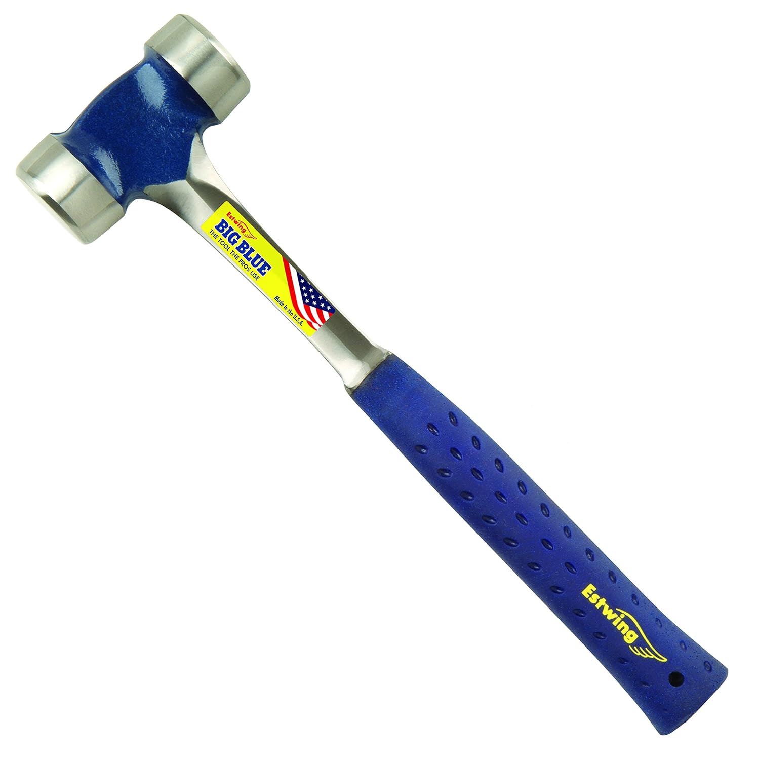 Estwing E3-40L Lineman's Hammer, Nylon Vinyl Shock Reduction Grip, 40 ...