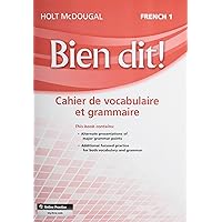 Amazon.com: Bien Dit!: Vocabulary and Grammar Workbook Student Edition ...