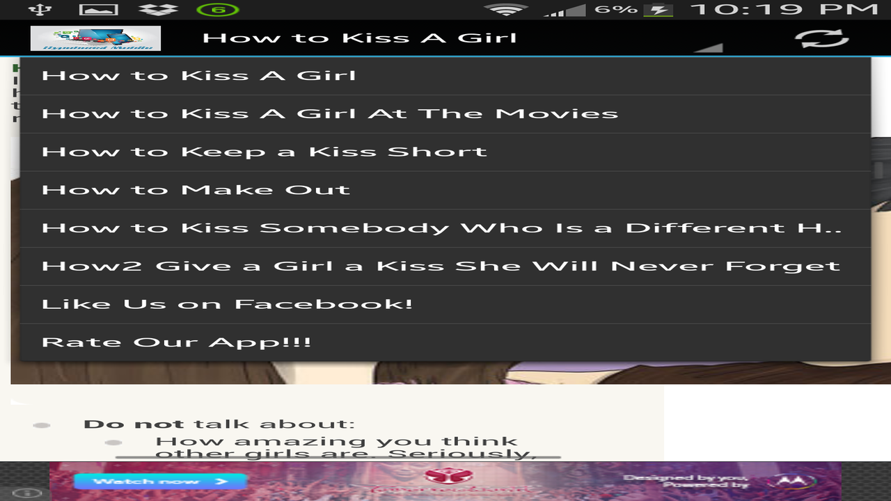 How to Kiss Guide:Amazon.com:Appstore for Android