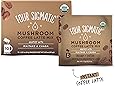 Amazon.com : Four Sigmatic Mushroom Coffee Mix Pack of 2 - Lion's Mane and Chaga & Cordyceps and ...