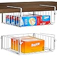 Amazon.com - AmonHouseware 2 Pack Hanging Under Shelf Storage Basket ...